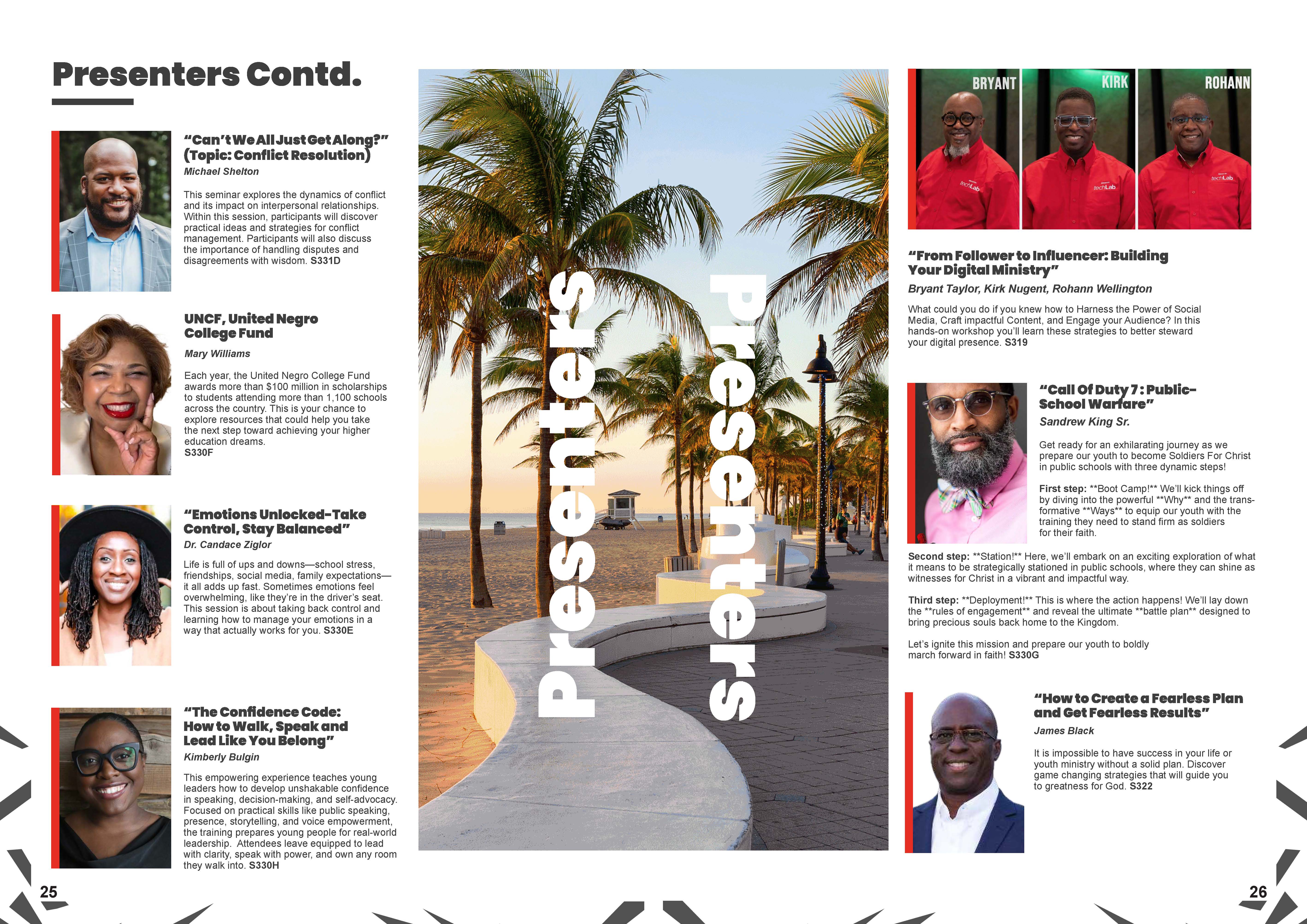 Presenters & Workshop Info | United Youth Congress and Kids Congress 2025